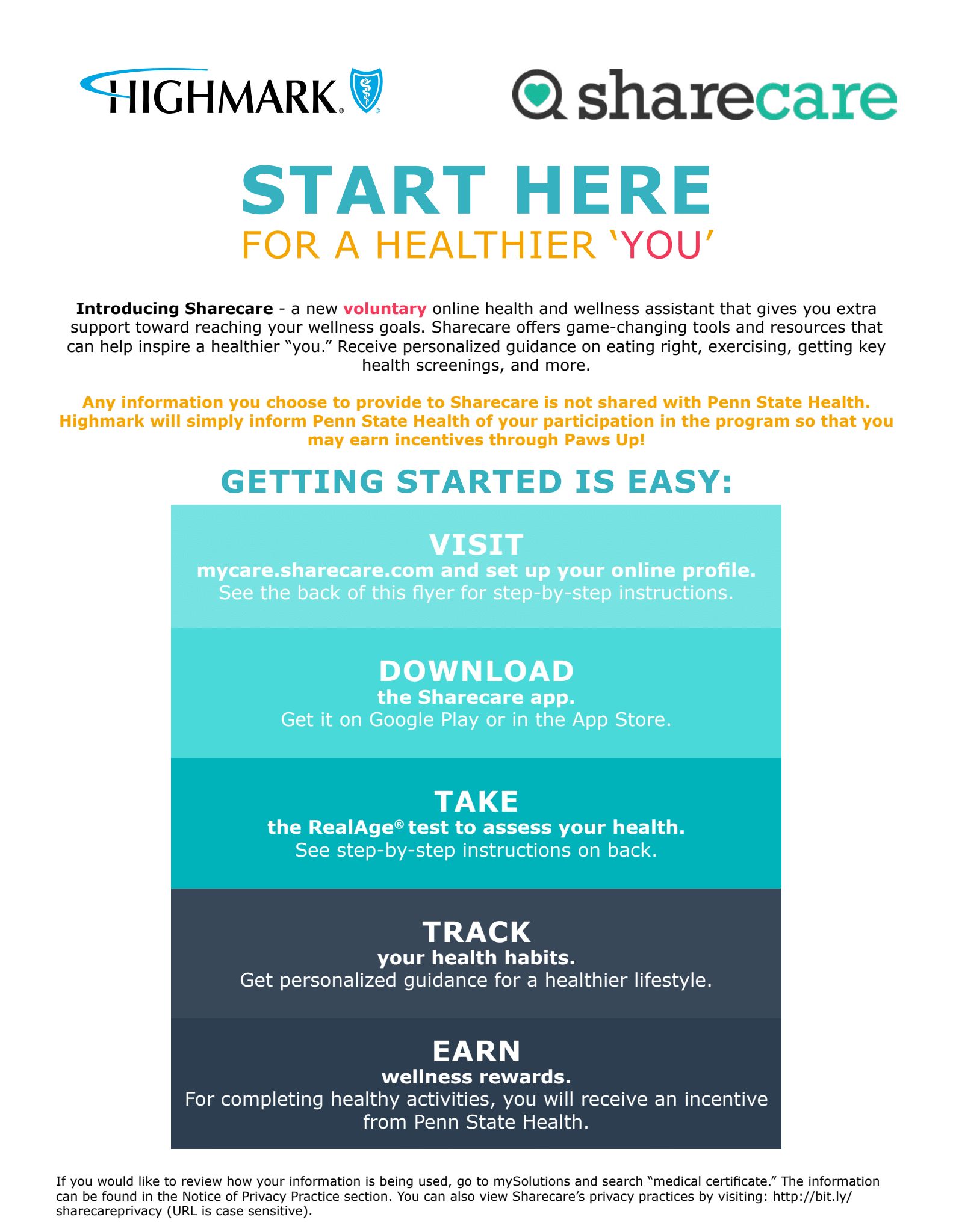 Mycare Sharecare Com Highmark - Templates Printable